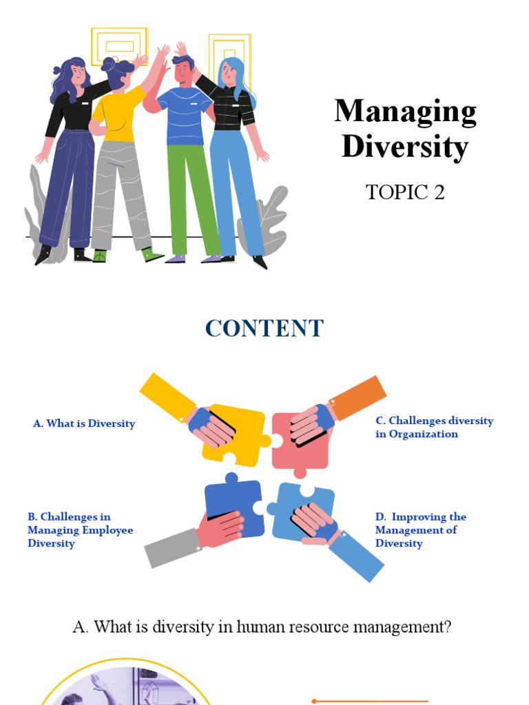 TOPIC 2 - Managing Diversity | PDF | Human Resources | Business