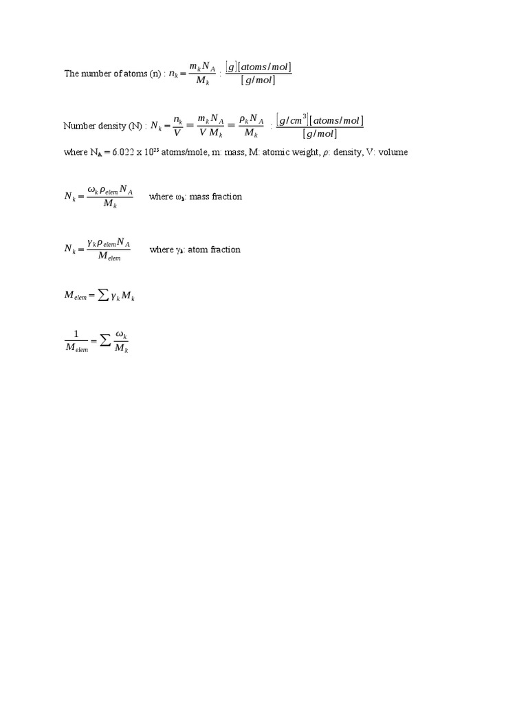 Understanding Number Density in Physics | PDF | Teaching Methods ...
