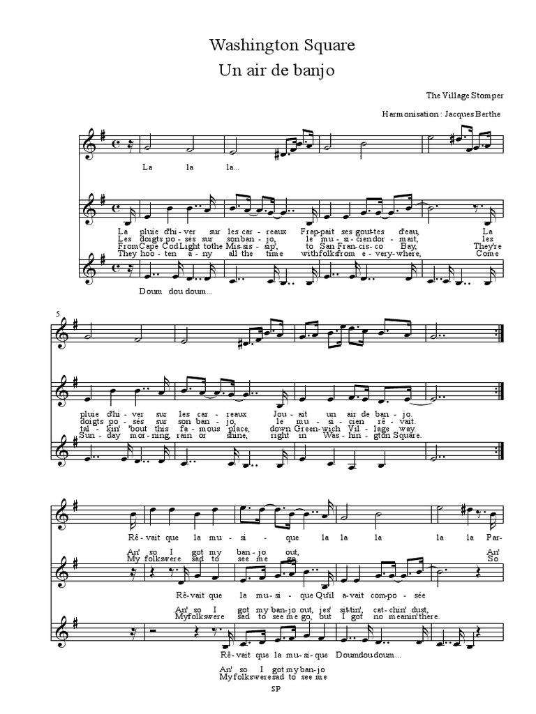 Un air de banjo et la pluie d'hiver | PDF