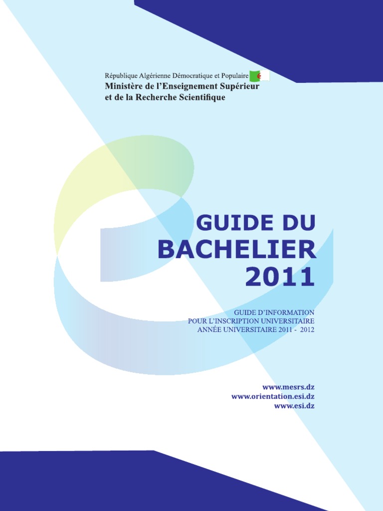 Guide Du Nouveau Bachelier | PDF | Enseignants | Baccalauréat universitaire
