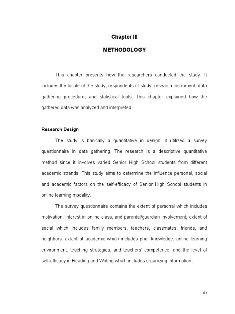 Chapter 3 | PDF | Survey Methodology | Statistics