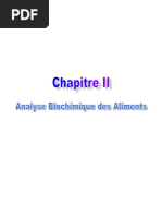Analyse Des Aliments | PDF | Substances chimiques | Nutrition