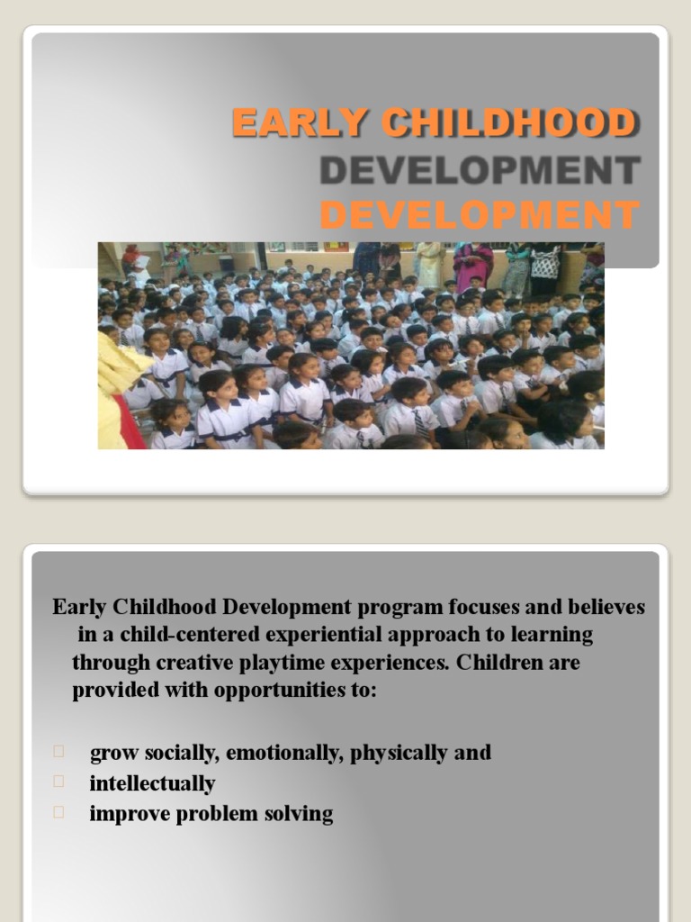 Early Childhood Development Benefits | PDF | Developmental Psychology ...