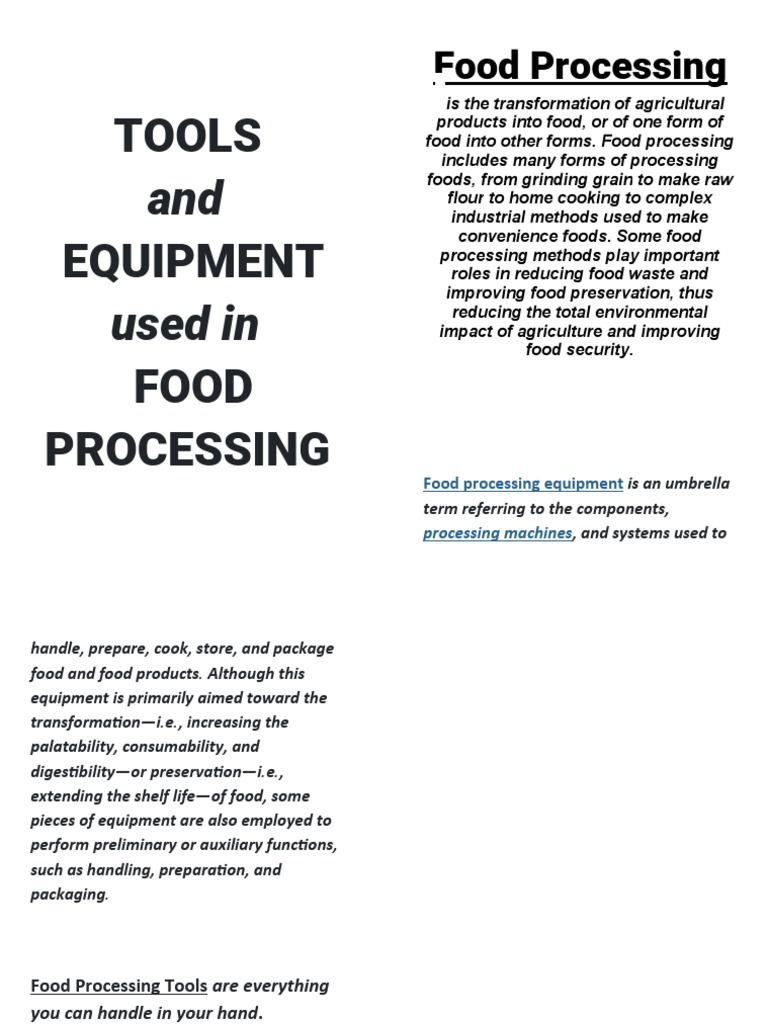 Food Processing | PDF