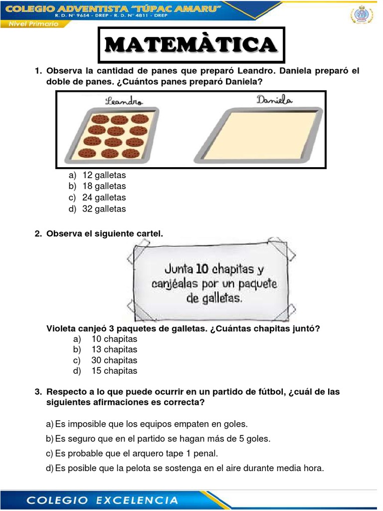 Segundo Grado - Preguntas | PDF | Huevo como alimento