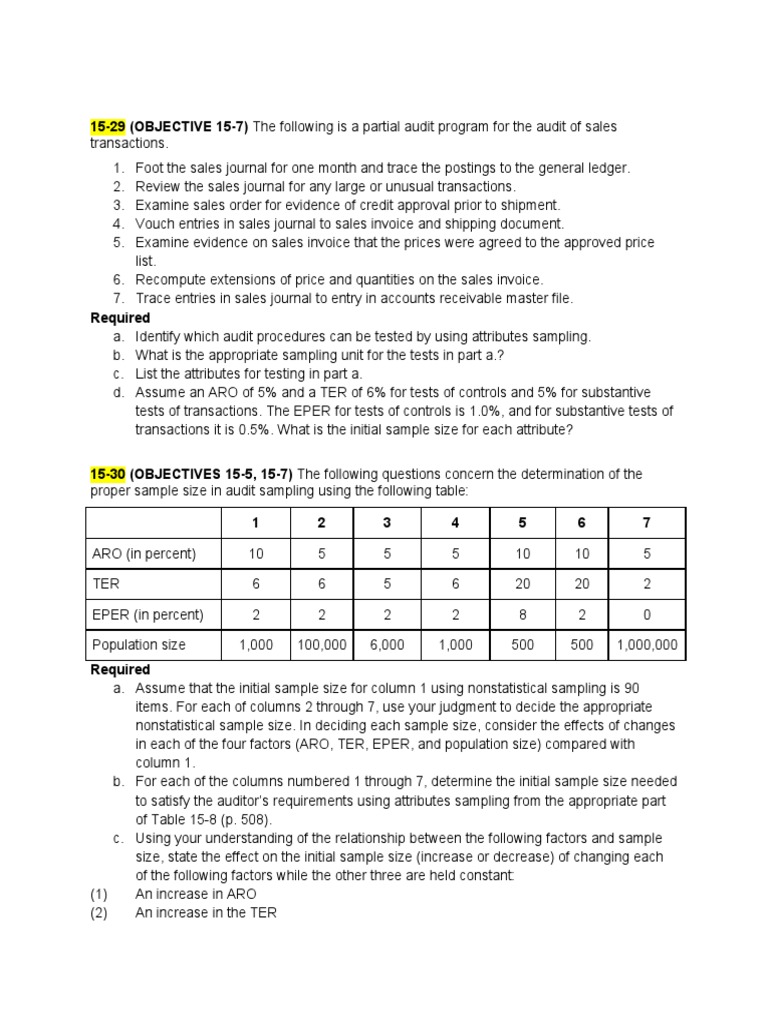 Tutorial 2 | PDF | Audit | Inventory
