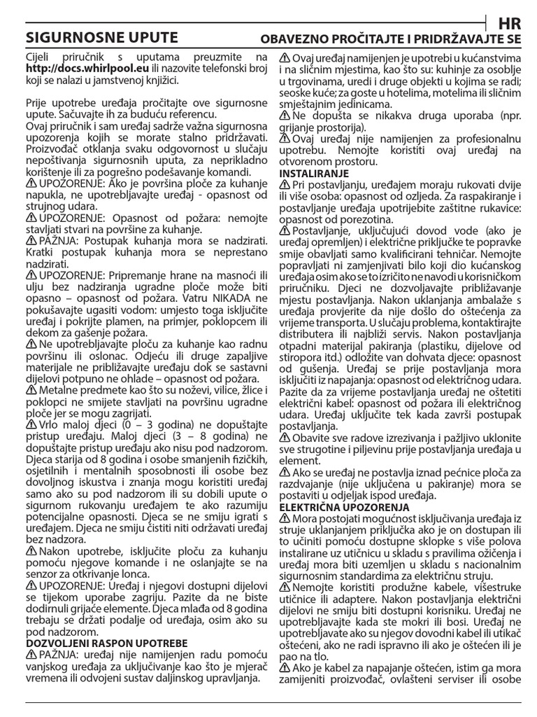 Uputstva Za Uporabu | PDF