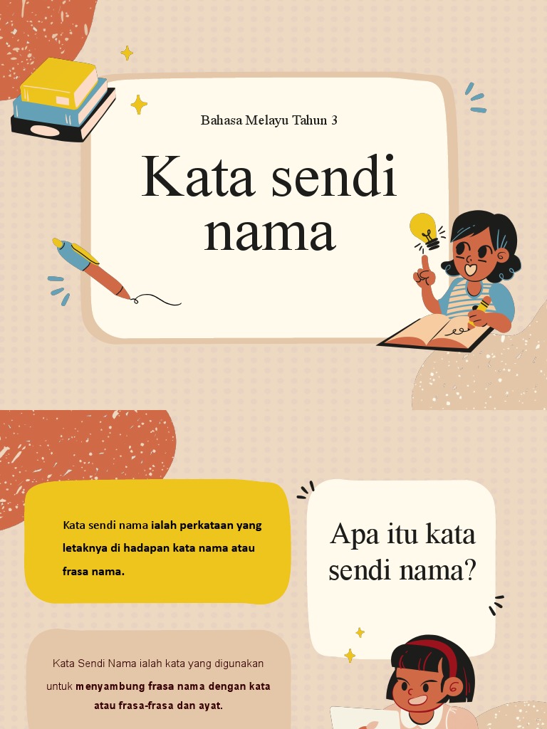 Kata Sendi Nama Tahun 3 | PDF