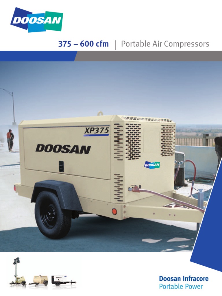 Portable Air Compressors | Download Free PDF | Engines | Machines