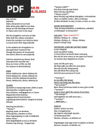Kanta Sa Simbahan | PDF | Nature