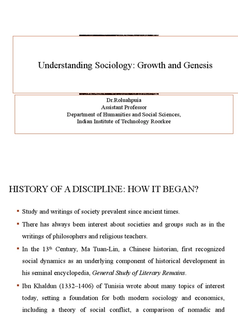 History and Emergence of Sociology | PDF | Age Of Enlightenment | Reason
