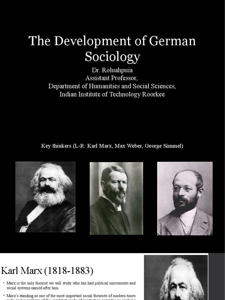 The Development of German Sociology | PDF | Max Weber | Exploitation Of ...