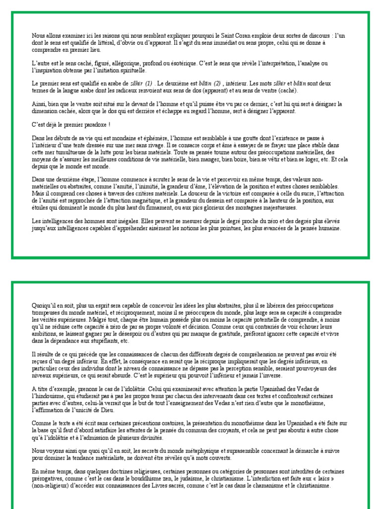 Paraboles et sens du Coran | PDF | Coran | Islam