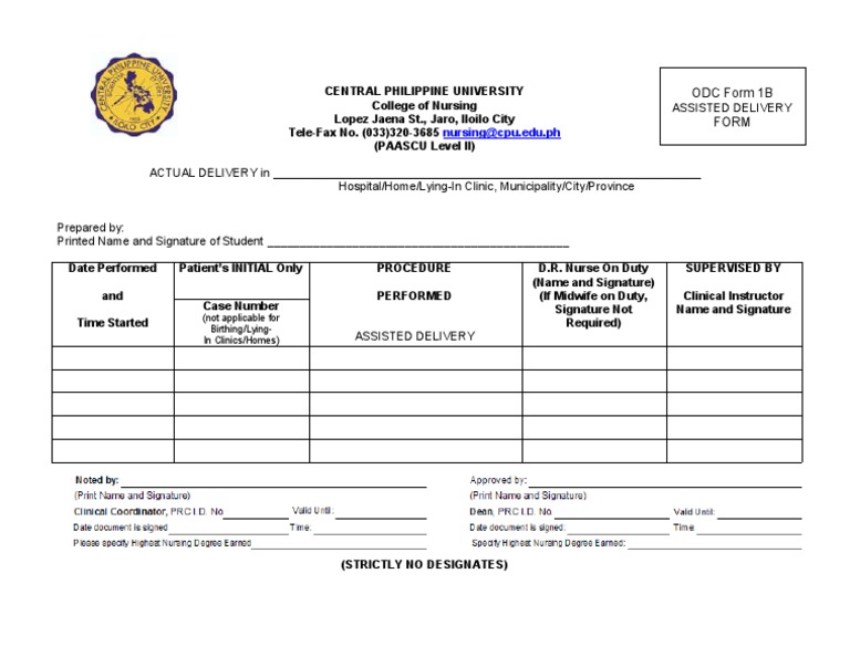 Assist Template 1 | PDF