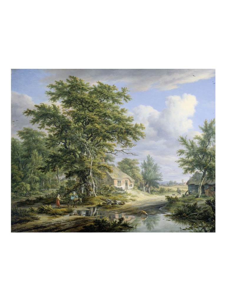 Farms On The Fringe of A Wood Egbert Van Drielst | PDF