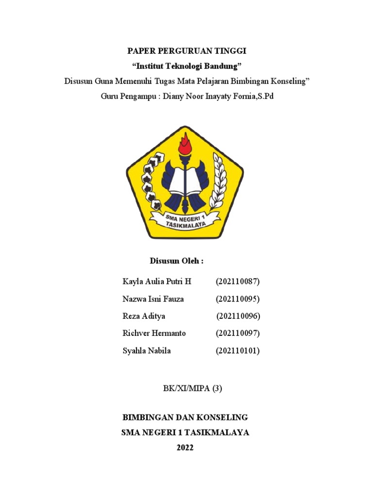 Sejarah dan Fakultas ITB Bandung | PDF