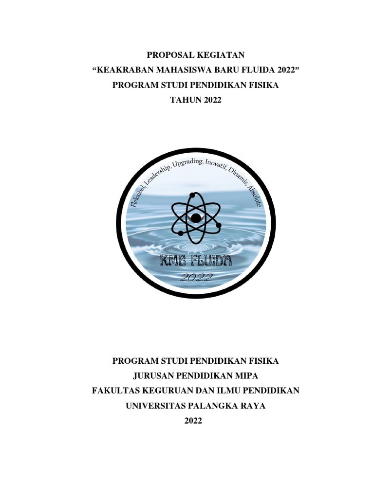 Proposal KMB 2022 Fluida | PDF