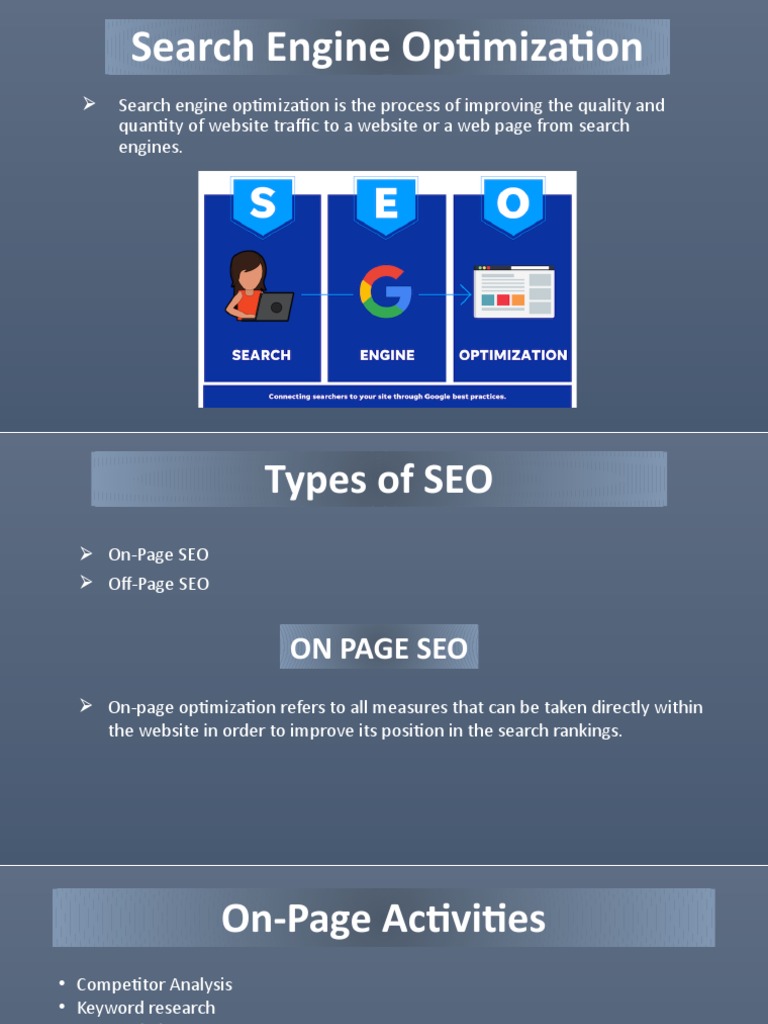 Search Engine Optimization .. | PDF | Search Engine Optimization | Websites