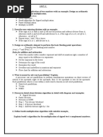 COA - Important Questions - Unit Wise | PDF