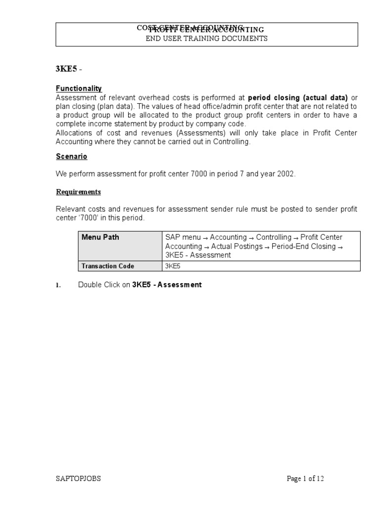 3KE5 Execute Actual Assessment PCA | PDF | Accounting | Information ...