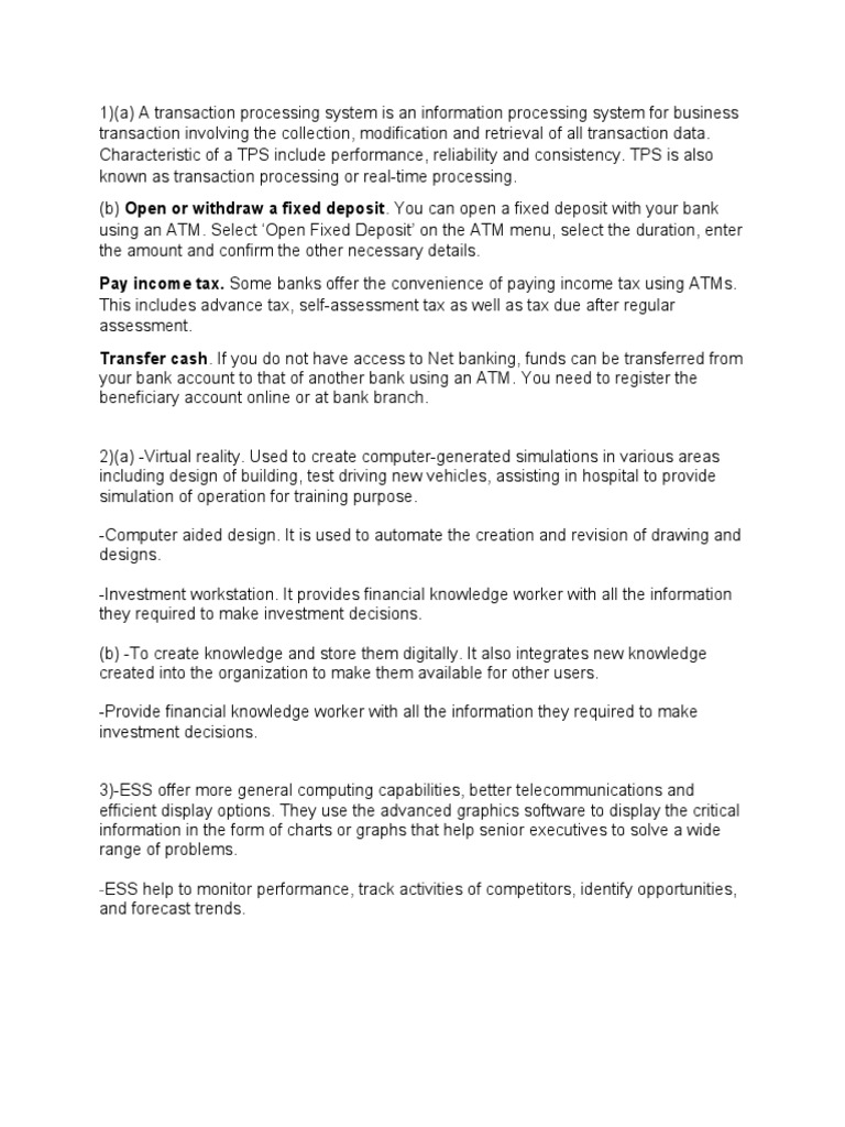 Tutorial 4 Answer | PDF | Automated Teller Machine | Simulation