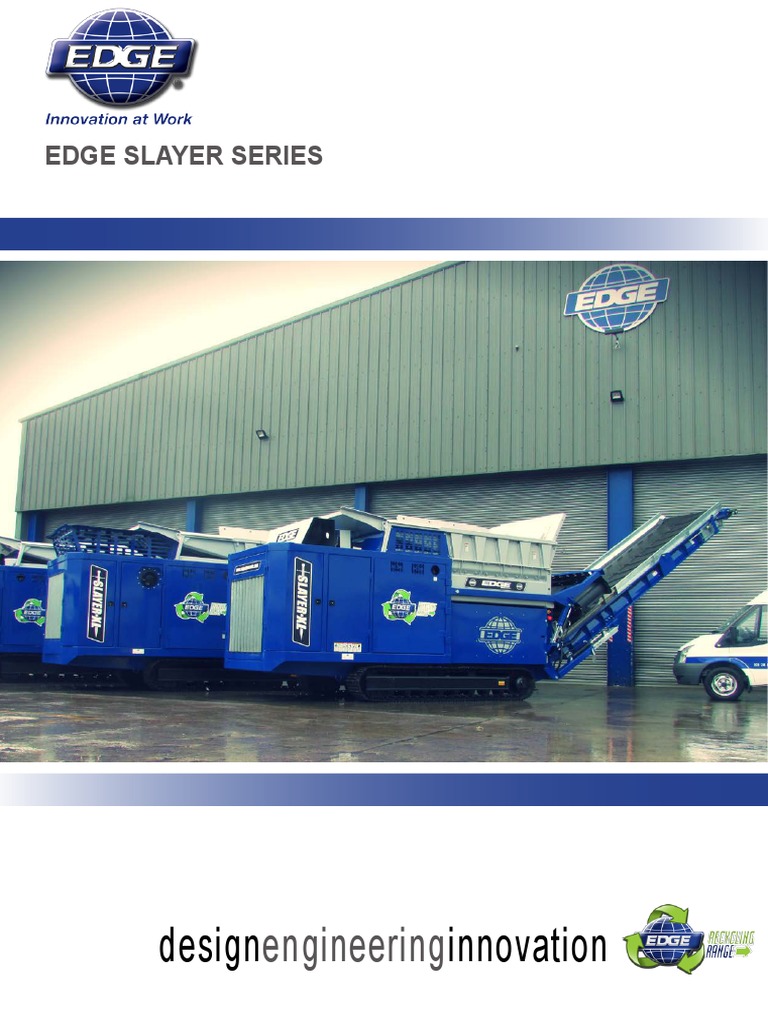 Edge Slayer Series Shredder | PDF | Engines | Recycling