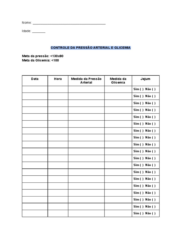 Mapa de PA e HGT | PDF | Medicina Clínica | Causas de morte