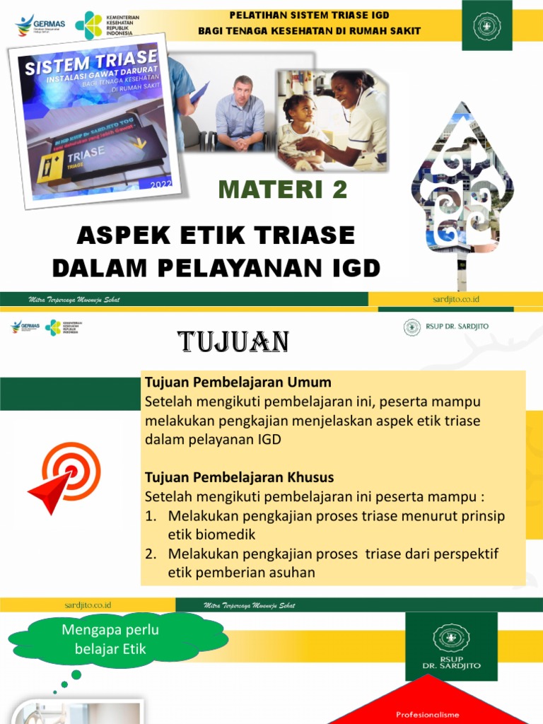 Materi 2 - Aspek Etik Triase Dalam Pelayanan Igd | PDF