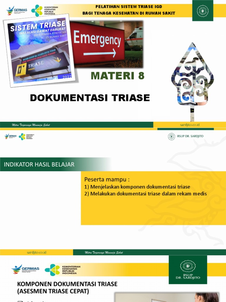 Dokumentasi Triase IGD Rumah Sakit | PDF
