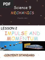 Collision Notes of 11 Class | PDF | Collision | Force