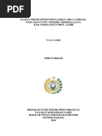 Peta Layout Tambang | PDF