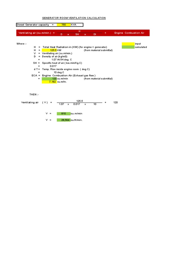 Generator Calculation 01 | PDF
