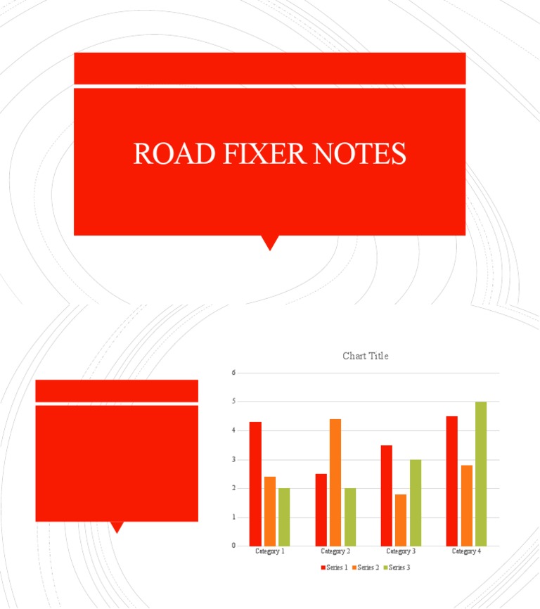 Road Fixer Notes | PDF