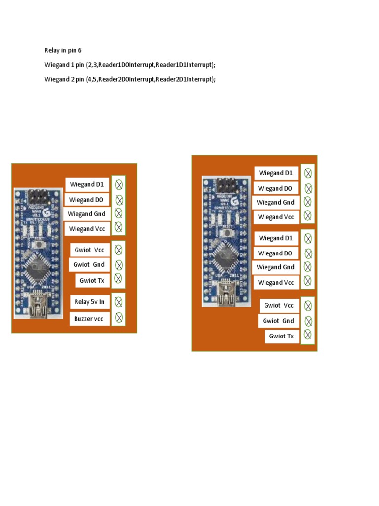 Gambar Wiring Arduino Wiegand | PDF