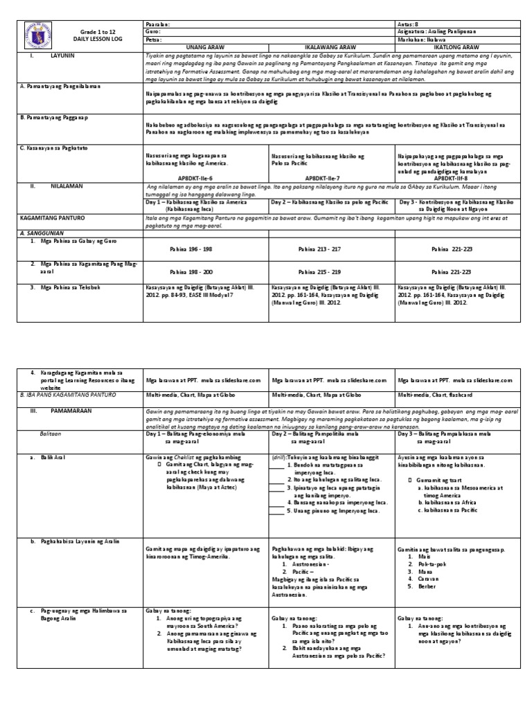 Final AP8 2nd LC Week 5 | PDF