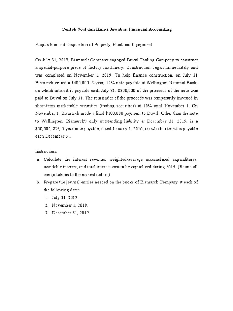 Contoh Soal Dan Kunci Jawaban Financial Accounting Akun Jessica ...
