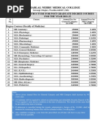 Deemed MBBS Fees Structure 2025-26 | PDF