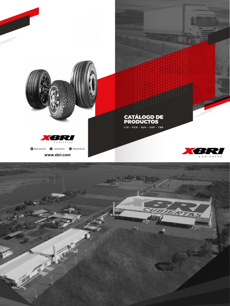 Catalogo Xbri Pneus | PDF | Rueda | Partes de vehículo