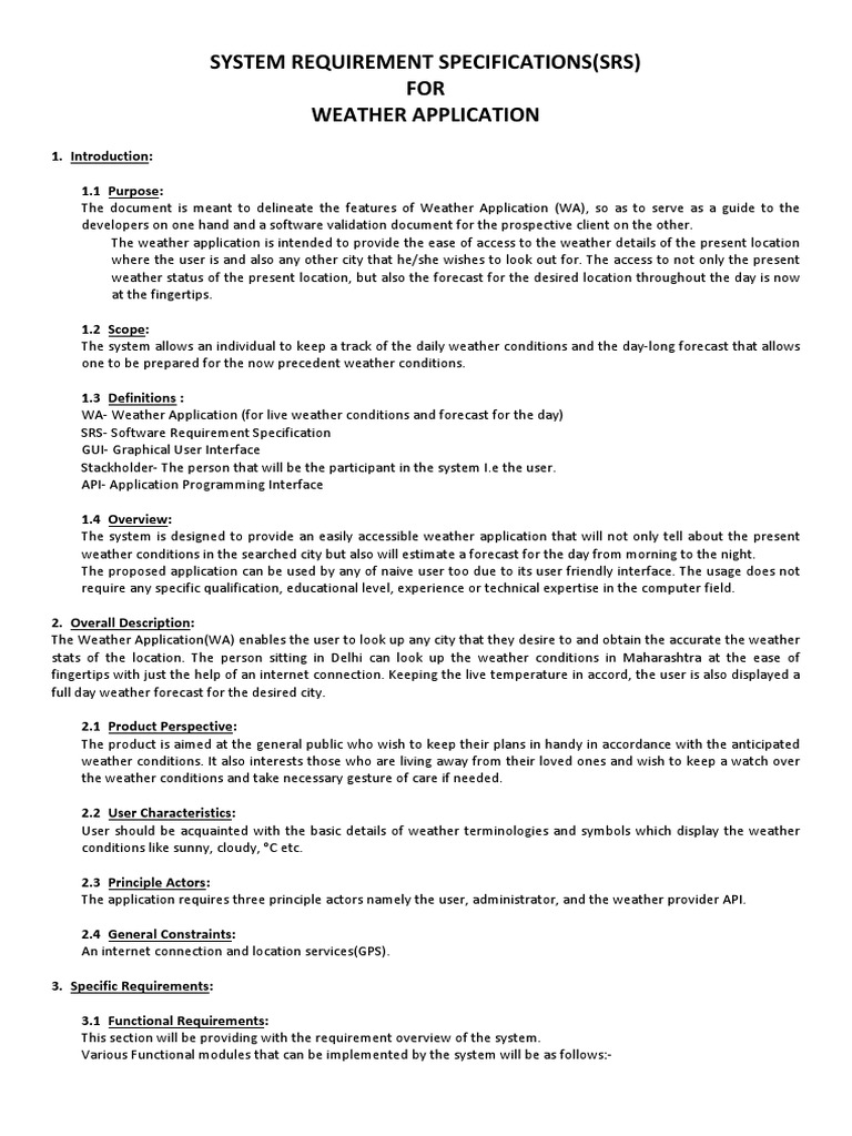 System Requirement Specifications | PDF | Graphical User Interfaces | Application Software