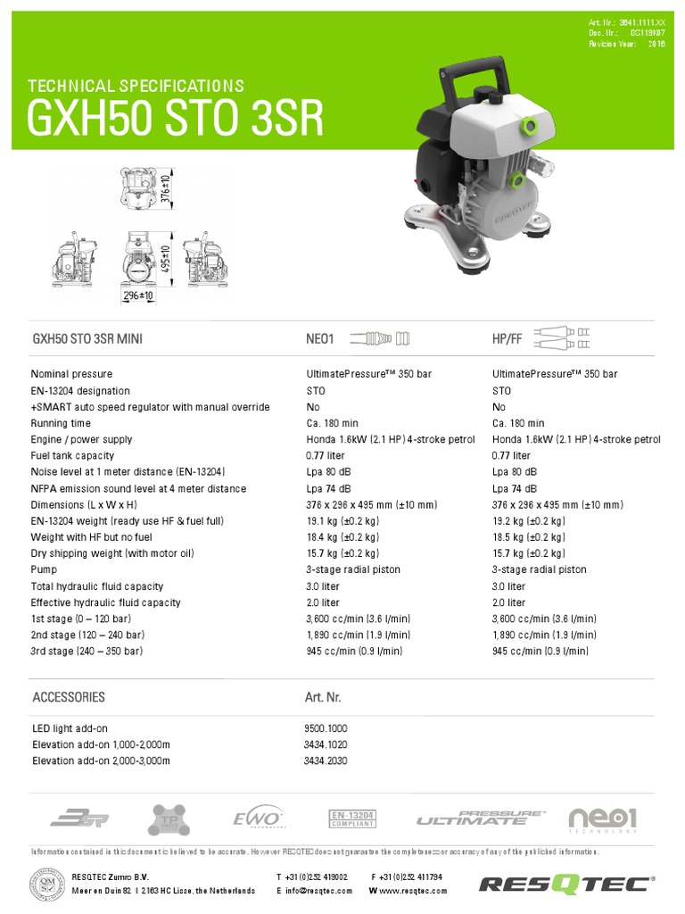 3srsmart Mini Sto gxh50 | PDF | Horsepower | Rotating Machines