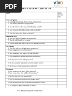 Fire Drill Checklist | PDF | Emergency Evacuation | Safety