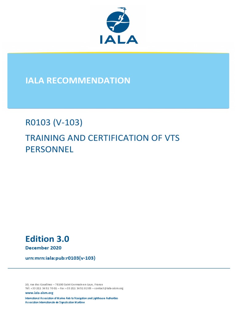VTS Personnel Training Guide | PDF