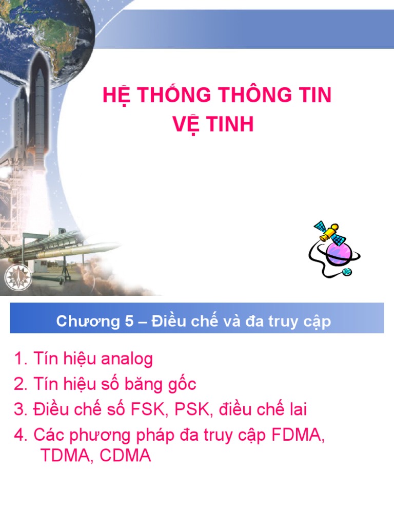 Bai Giang Thong Tin Ve Tinh - Chuong 5 Dieu Che | PDF