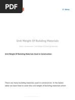 Material Density Chart | PDF