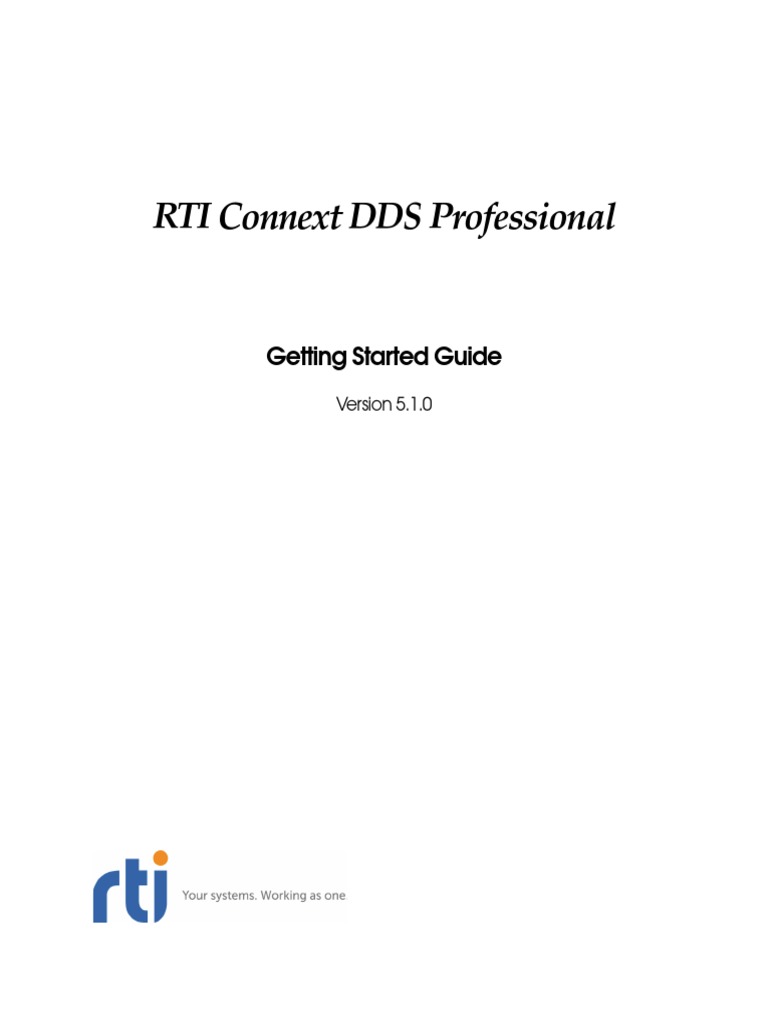RTI Connext DDS Professional GettingStarted | PDF | Microsoft Excel | Transport Layer Security