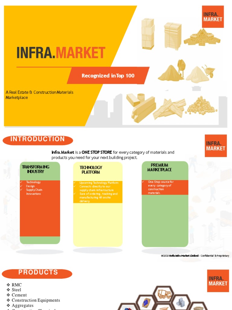 Brochure - INFRA Market-27.09.21 | PDF | Concrete | Building Technology