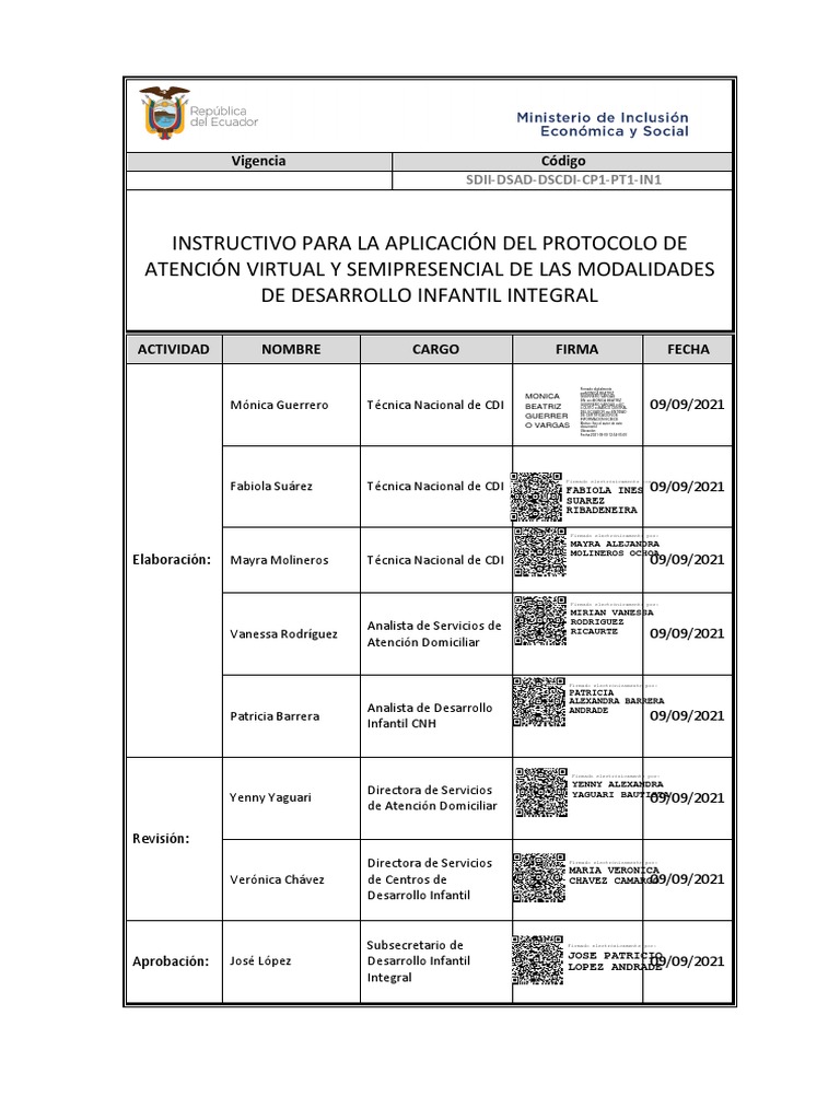 Anexo 4 Plantilla-Instructivo de Implementación de PAVS Final Signed | PDF | Multimedia ...