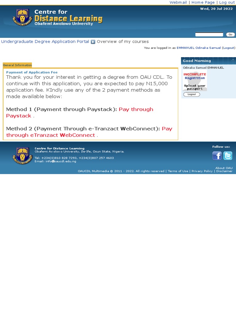 Overview of My Courses | PDF