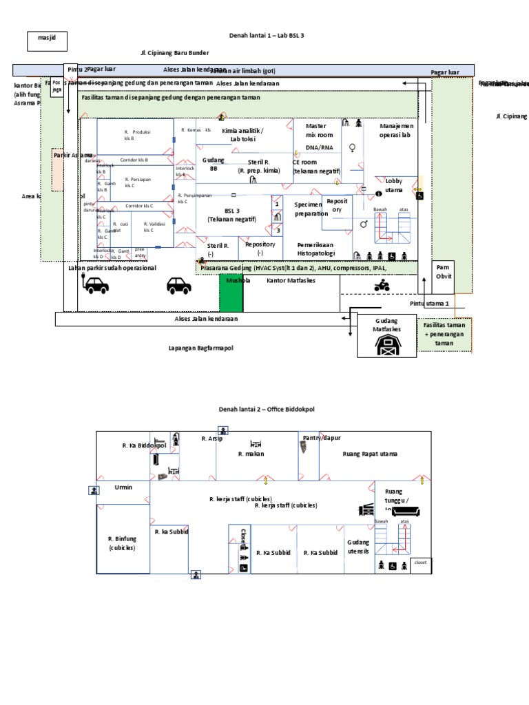 Denah Lab Biomed Science Dan Stem Cell Facility 2021 | PDF