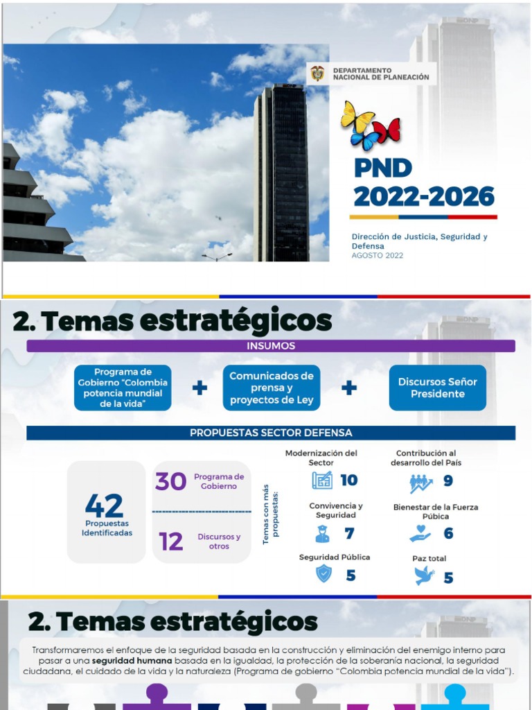 Plan Nacional Desarrollo 2022 2026 | PDF